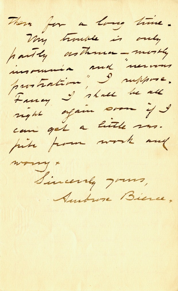 The Letters – The Ambrose Bierce Letters Project