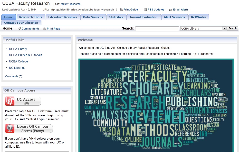 NEW Faculty Research Guide | LiBlog
