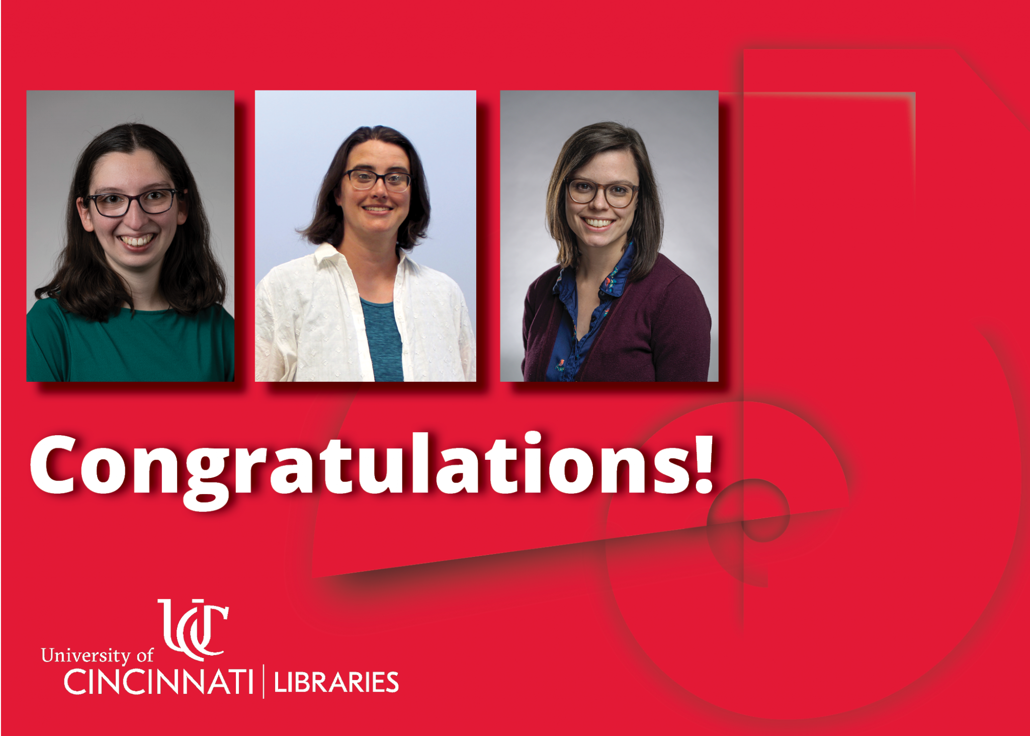 Congratulations to the newest UC Libraries faculty members | LiBlog