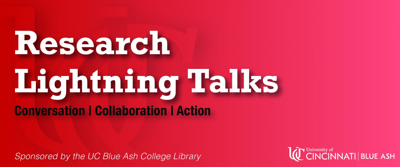 Research Lightning Talks at UCBA Library | LiBlog