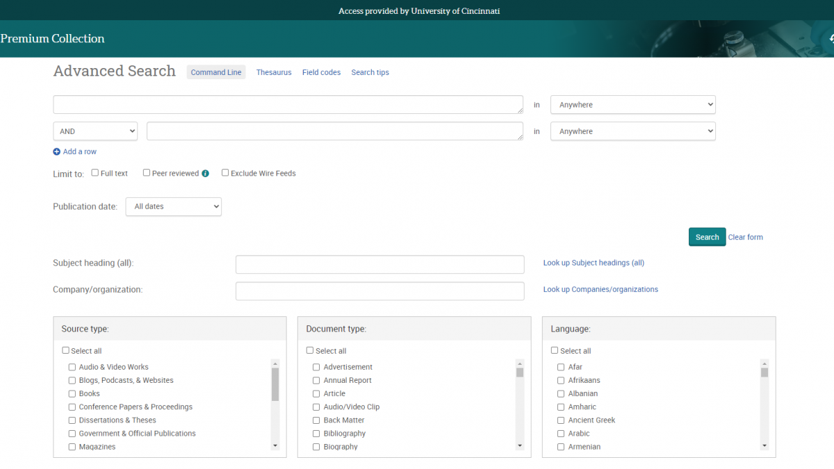 SciTech Premium | LiBlog