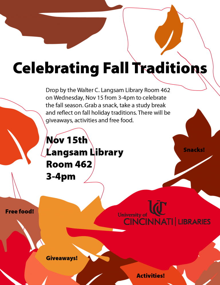 Join us Wednesday, Nov. 15 to Celebrate Fall Traditions | LiBlog