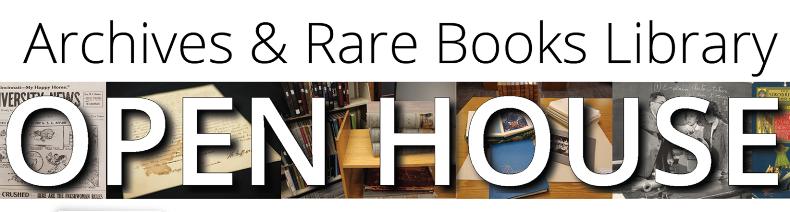 Learn about Archives & Rare Books highlights at an Open House October 21st | LiBlog