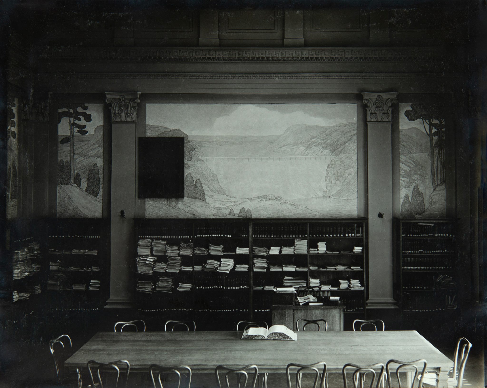 CEAS Library’s historic murals: engineering a restoration