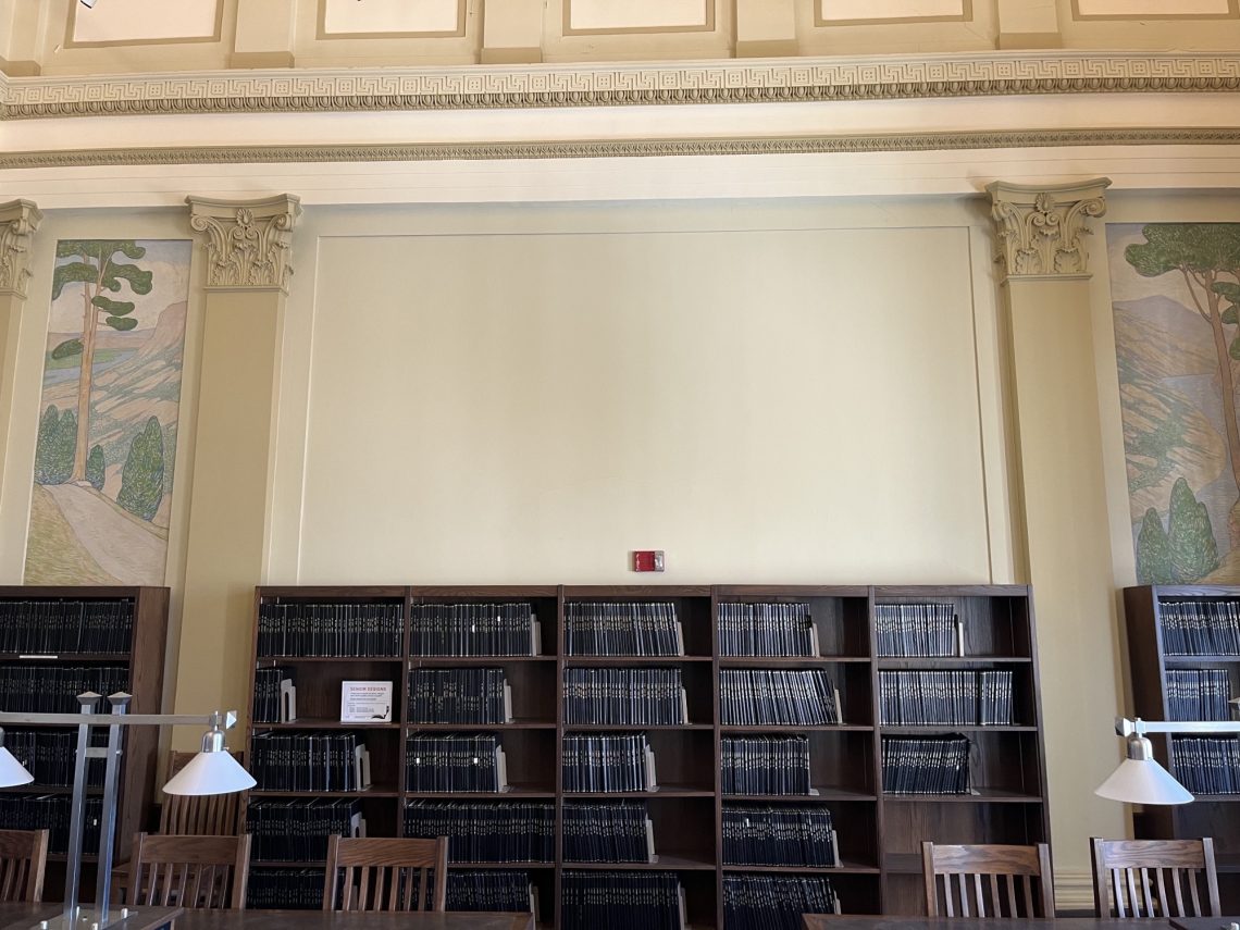 CEAS Library’s historic murals: engineering a restoration – Source