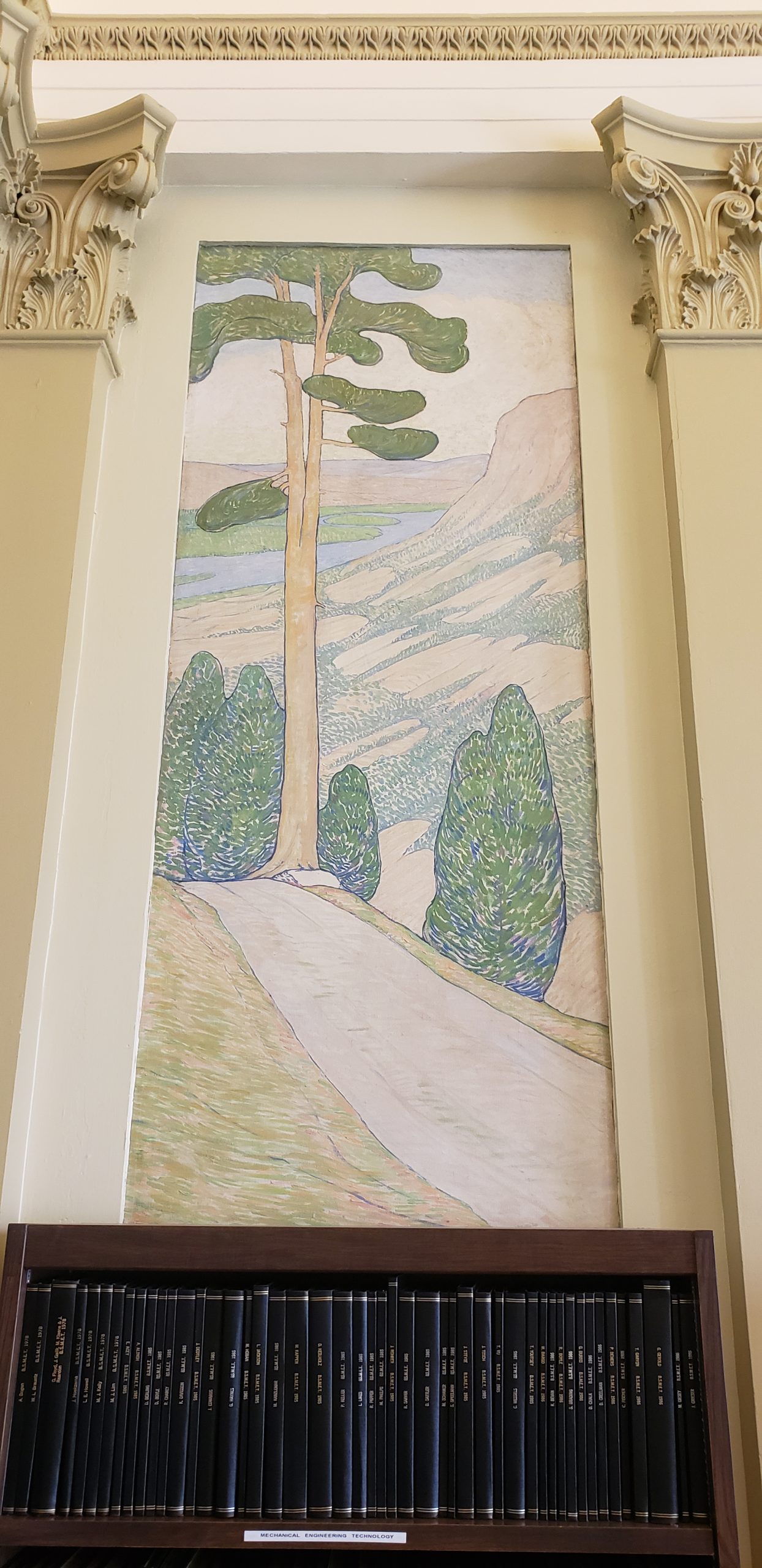 CEAS Library’s historic murals: engineering a restoration