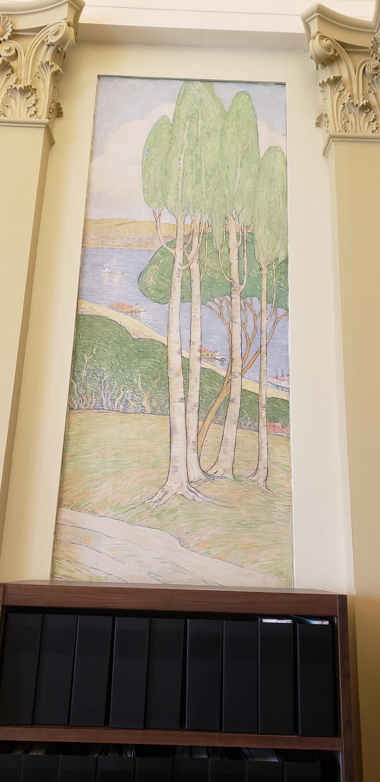 CEAS Library’s historic murals: engineering a restoration