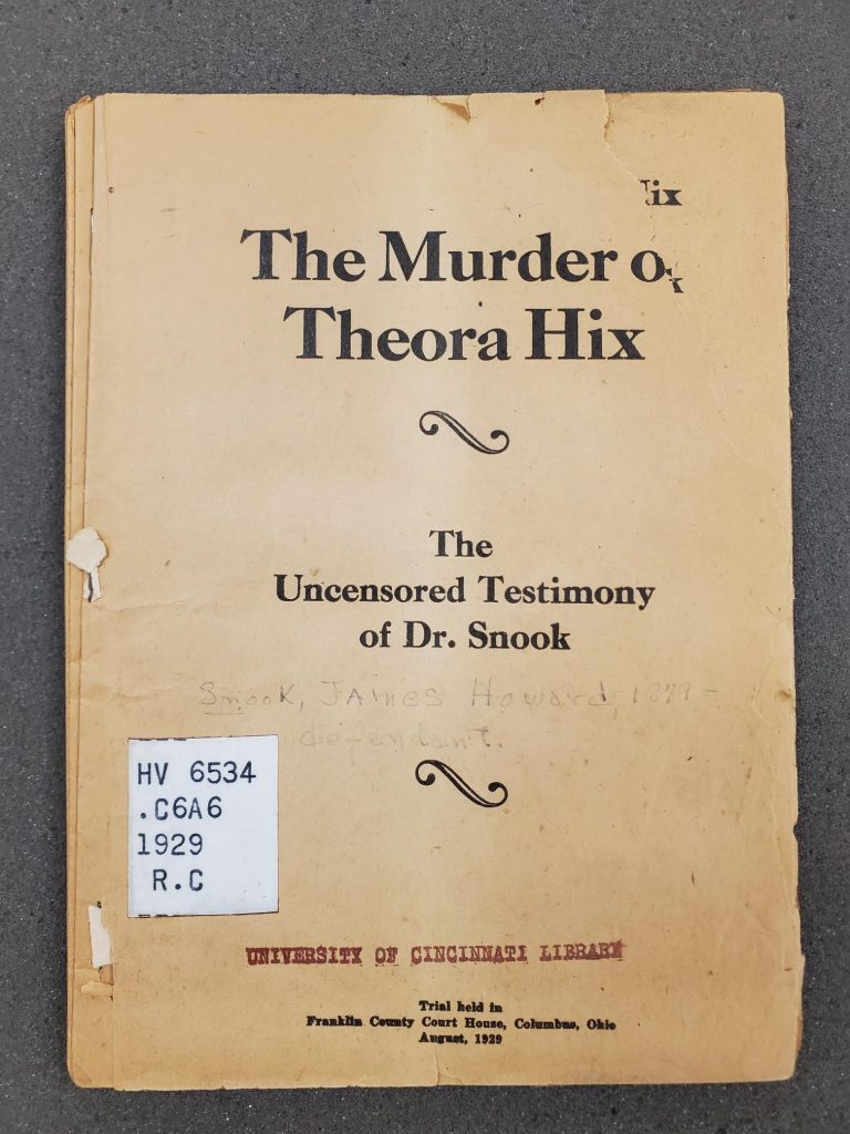 Details of 1929 Ohio murder case in recent media spotlight